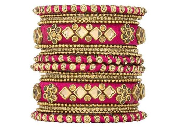 16 Pretty Silk Thread Bangle Designs- Impressive Fashion
